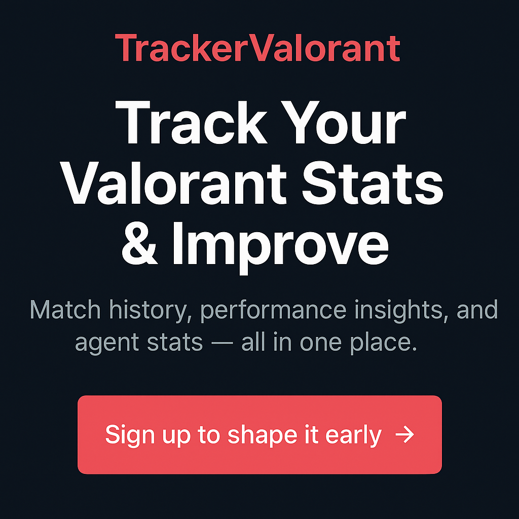 TrackerValorant — Coming Soon